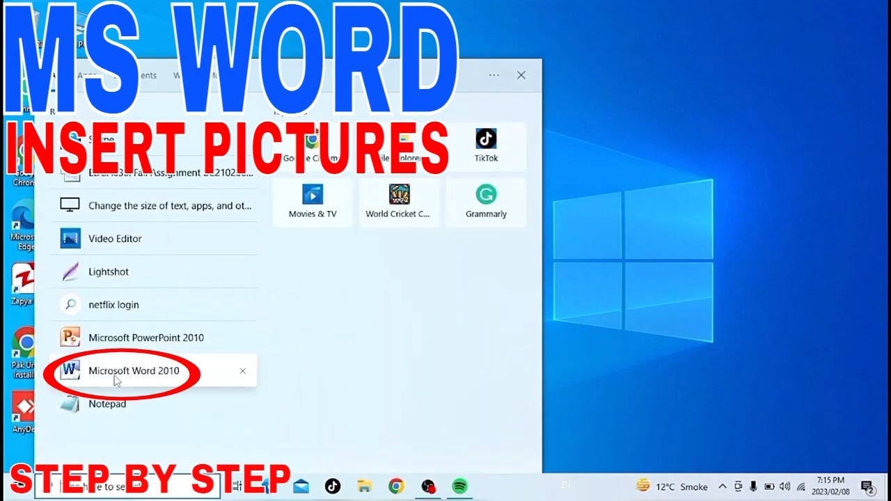 How To Insert Pictures In MS Word YouTube how-to-insert-pictures-in-ms-word-youtube