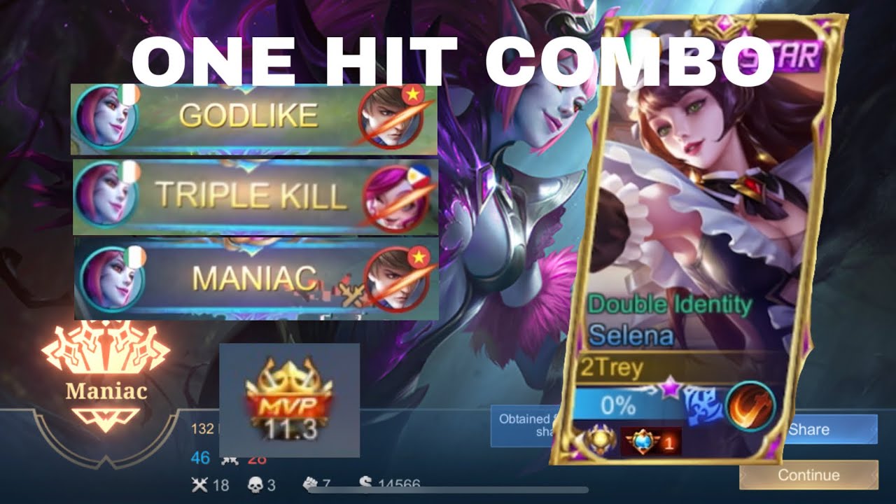 SELENA GAMEPLAY | SELENA ITEM BUILD FOR ONE HIT COMBO | MUST TRY THIS ...