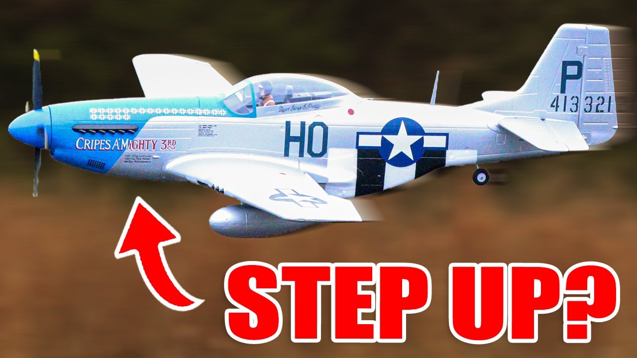 A SURPRISING DISCOVERY?? The NEW E-flite P-51D Mustang 1.2m - YouTube