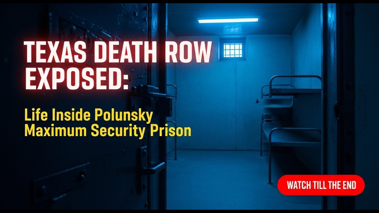 Texas Death Row Exposed: Life Inside Polunsky Maximum Security Prison ...