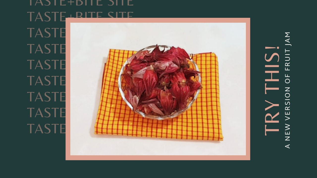 How To Make Roselle Jam | Rosella Jam Recipe | Homemade Rosella Jam ...