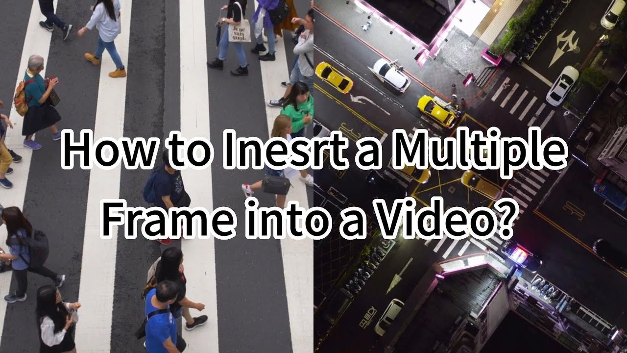 How to Inesrt a Multiple Frame into a Video| Video Editing | AceMovi ...