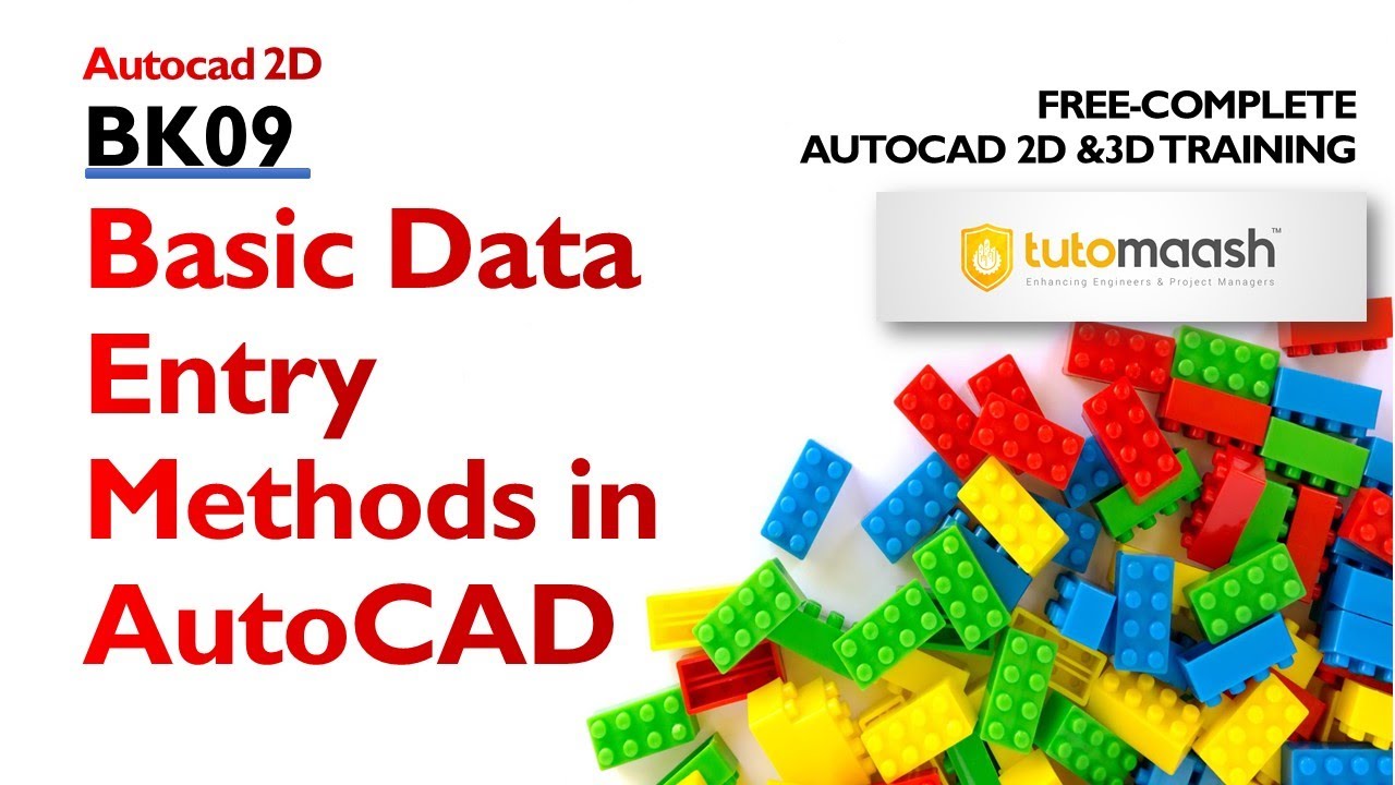 BK09-Basic Data Entry Methods in AutoCAD - YouTube
