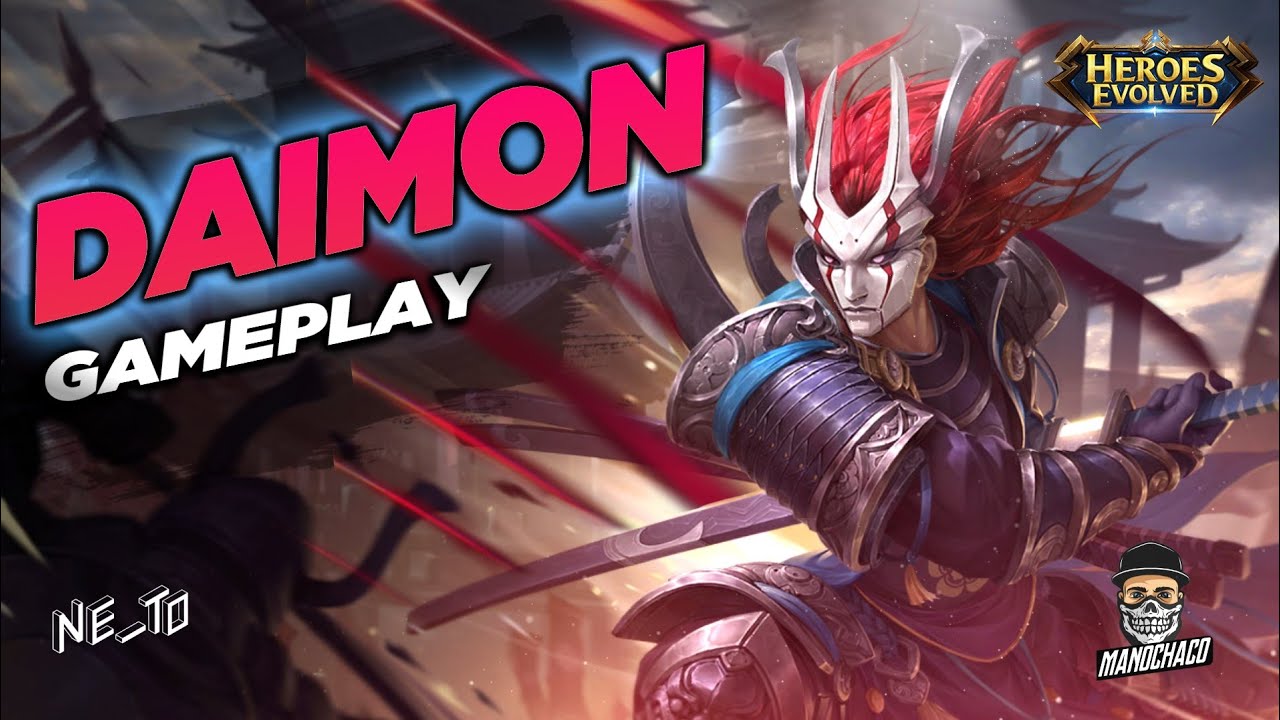 DAIMON GAMEPLAY • 300 DANO? UM POUCO MAIS... 🤣 HEROES EVOLVED MOBILE 💥 - YouTube