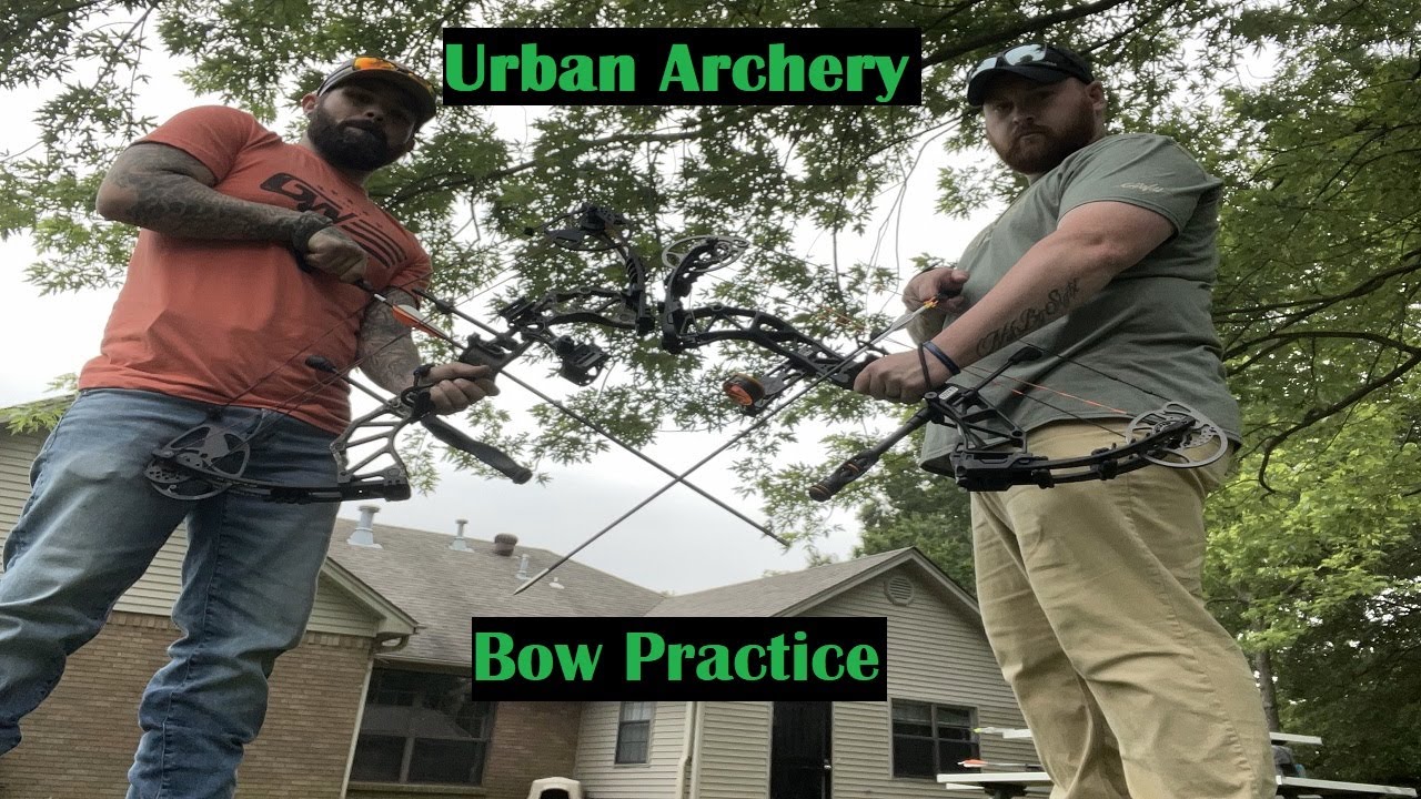 Urban Archery Bow Practice with a special guest!!! #archery #hunting # ...