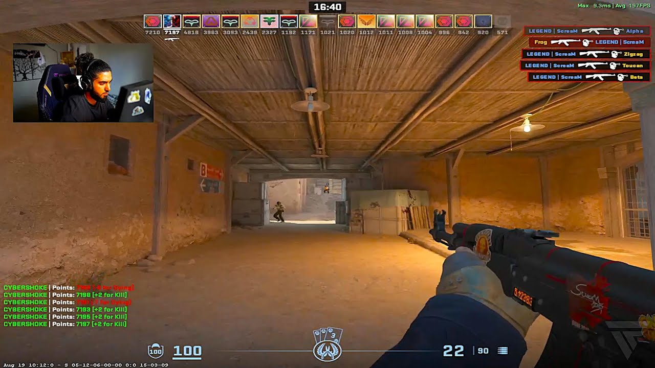 ScreaM PLAYS DEATHMATCH IN CS2 #3 - YouTube