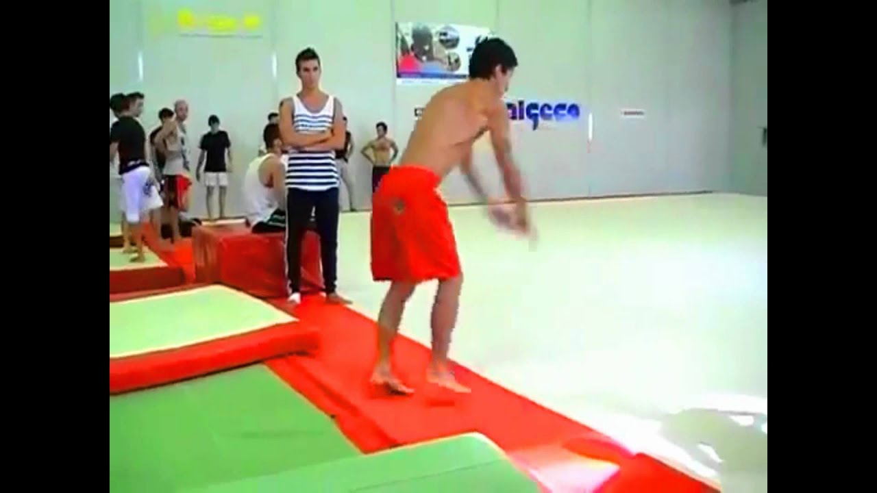 standing double backflip! - YouTube