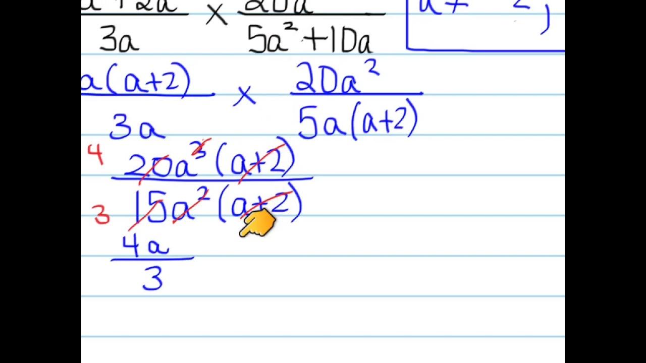 MCR3U -- 2.2 Operations With Rational Expressions I - YouTube