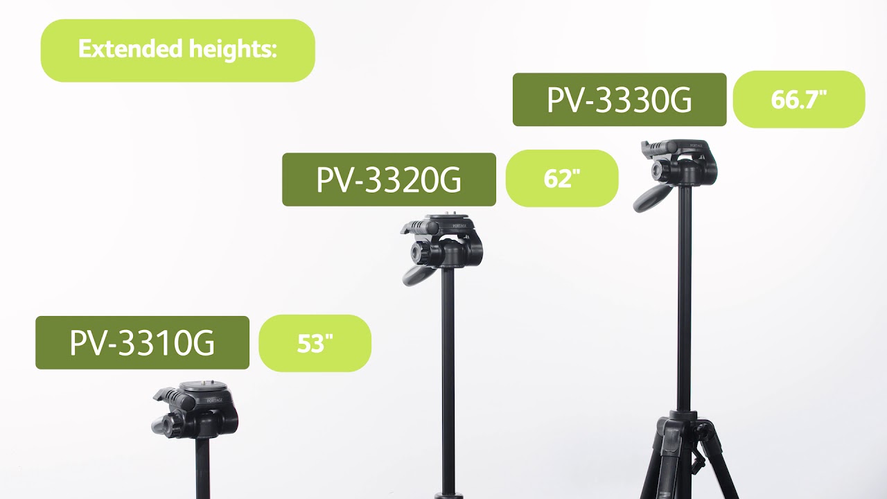Introducing the Magnus Photo/Video Tripods with Geared Center Column ...