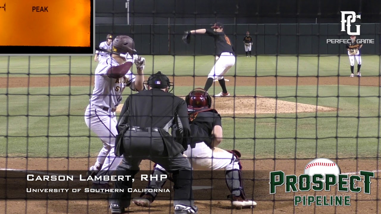 Carson Lambert Prospect Video, RHP, University of Southern California ...