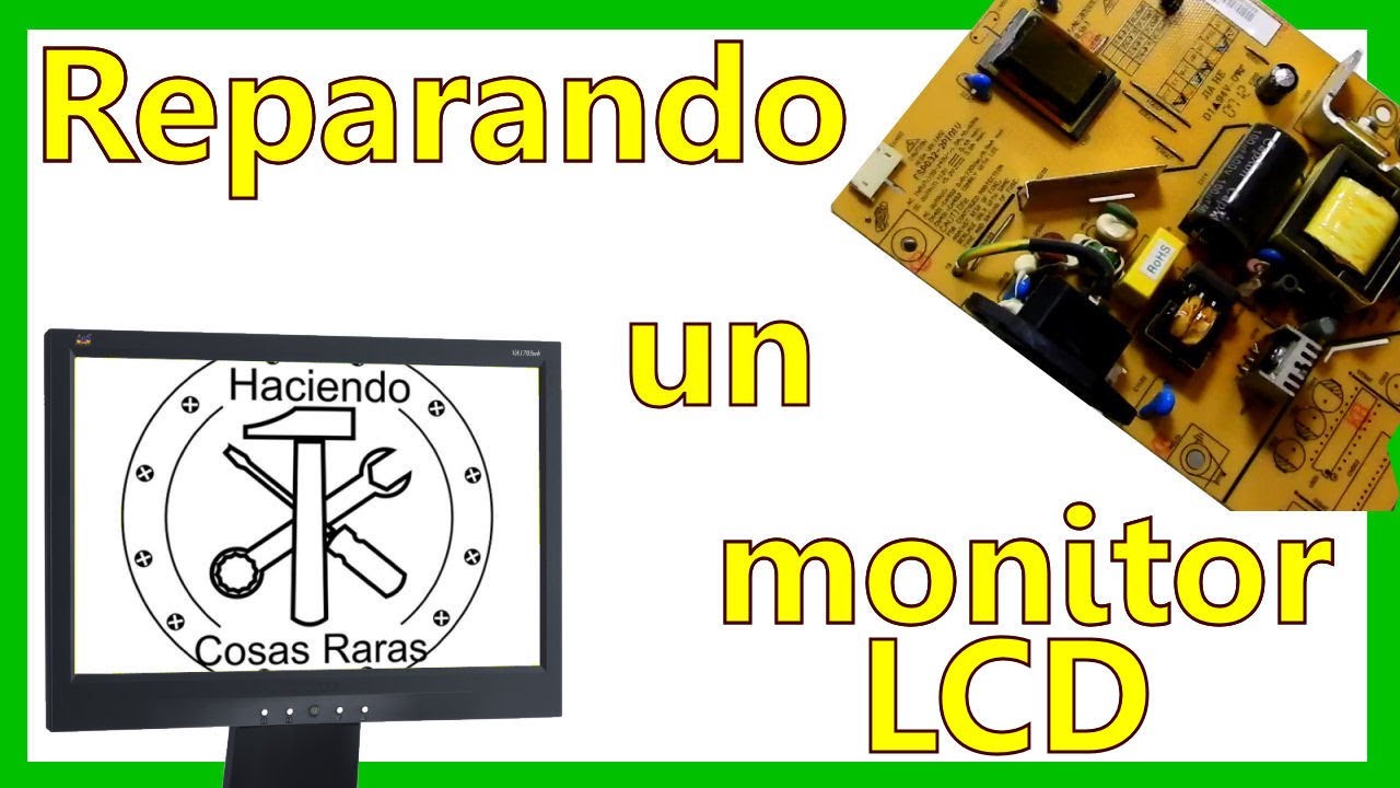 Reparar un monitor LCD viejo (viewsonic) - YouTube