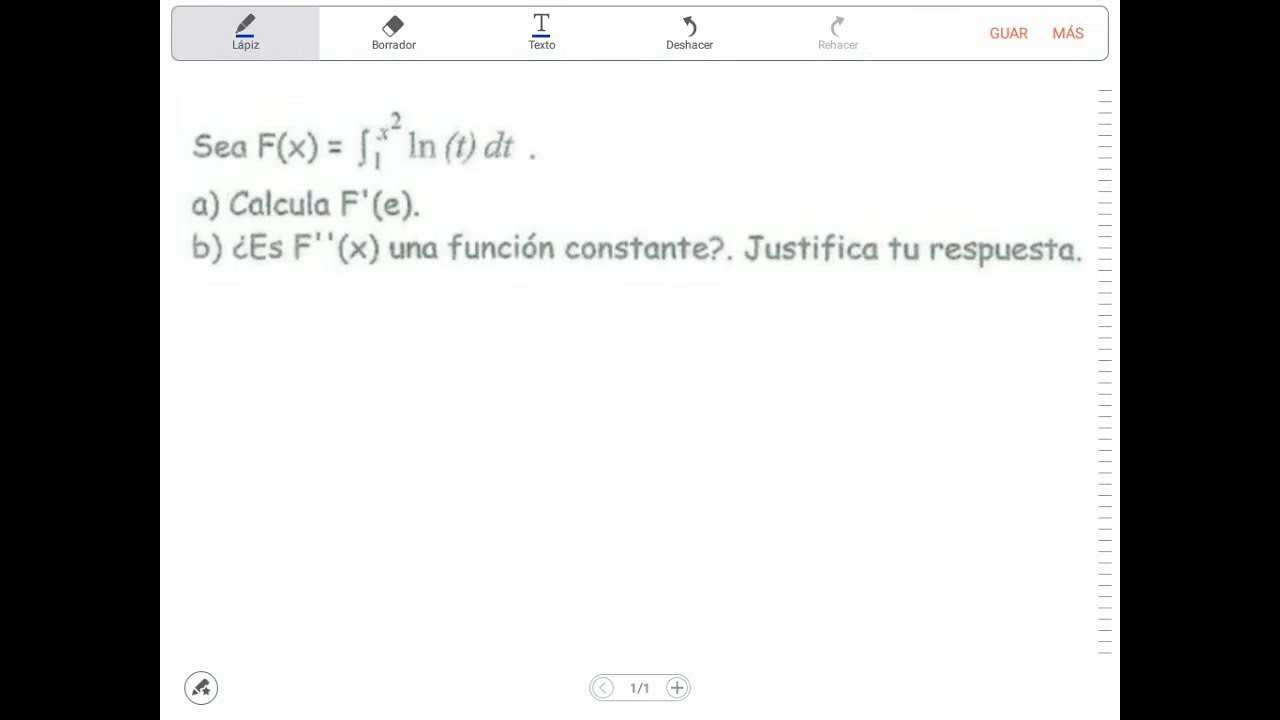 Matematicas Problema resuelto Integrales Teoremas de la integracion 188 ...