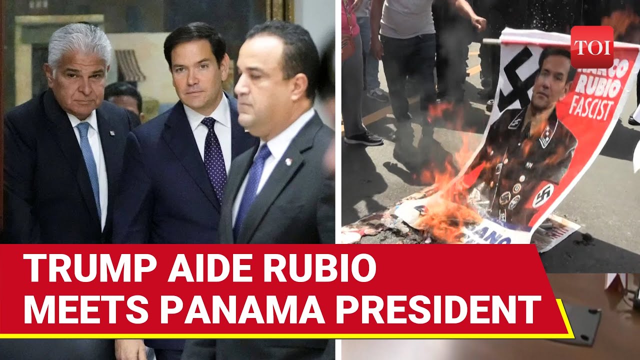 'Get Out Rubio': Huge Anti-Trump Protests In Panama; Protesters Storm ...