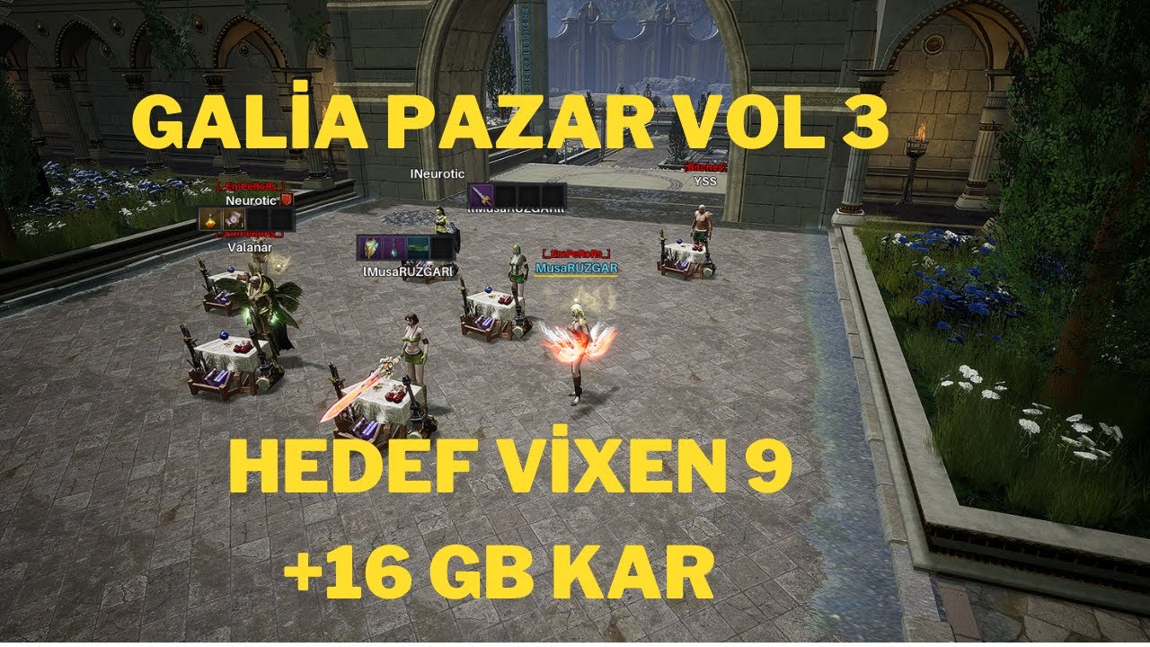 Rise Online Pazar 3 | Hedef +9 Vixen | Tek Video +16 GB KAR. - YouTube
