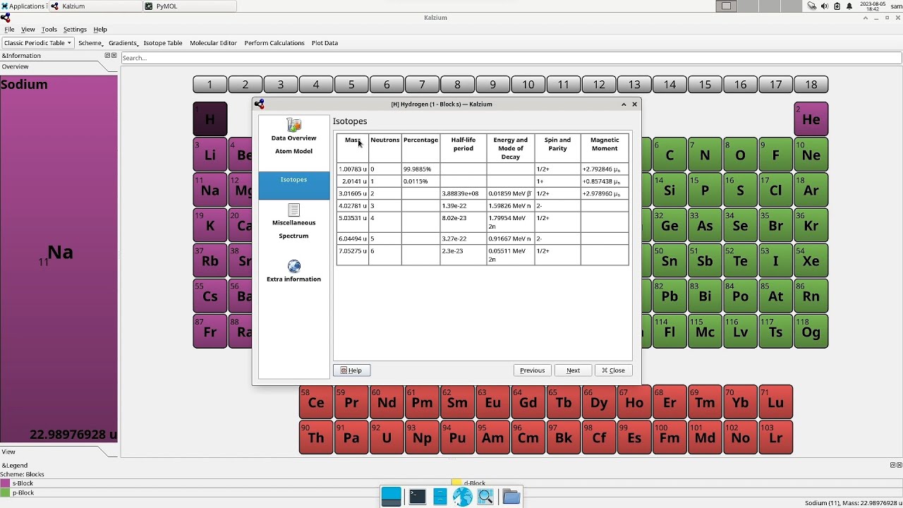 Debian Edu 12 (SkoleLinux) Chemistry Application Packages - YouTube