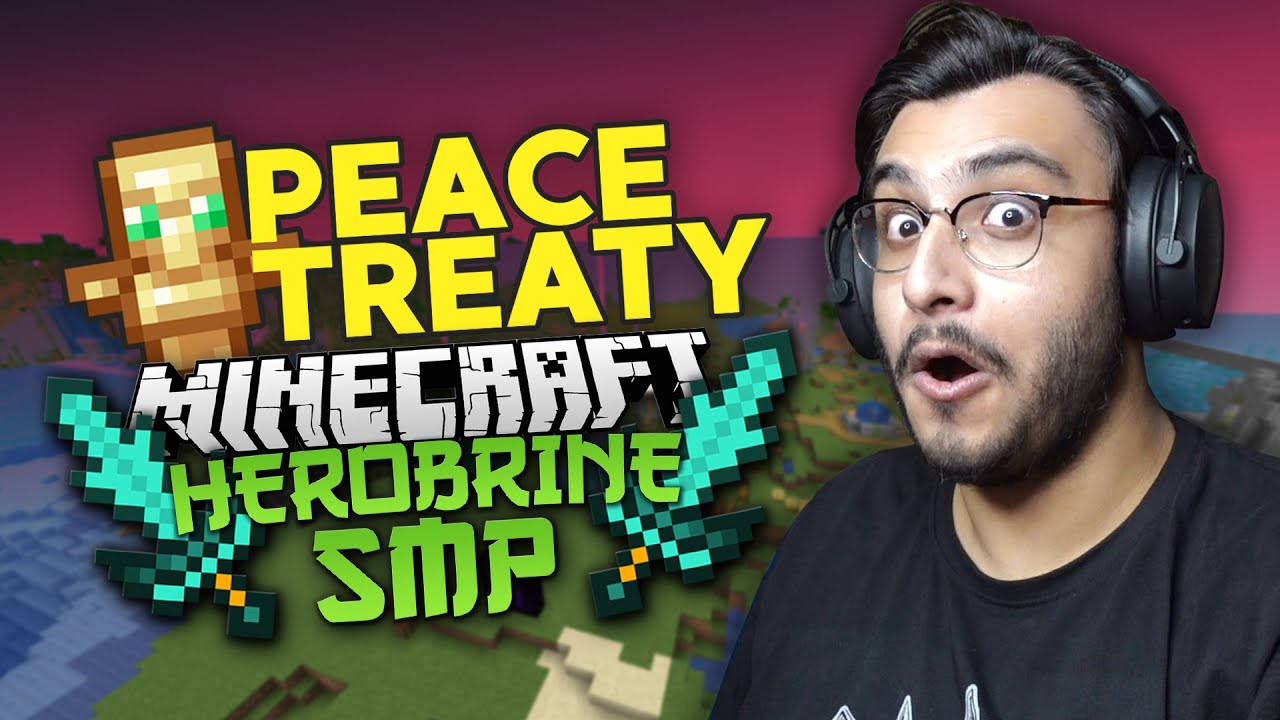 PEACE TREATY IN HEROBRINE SMP ? | RAWKNEE - YouTube