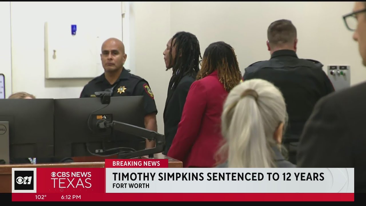 Timothy Simpkins sentenced to 12 years - YouTube