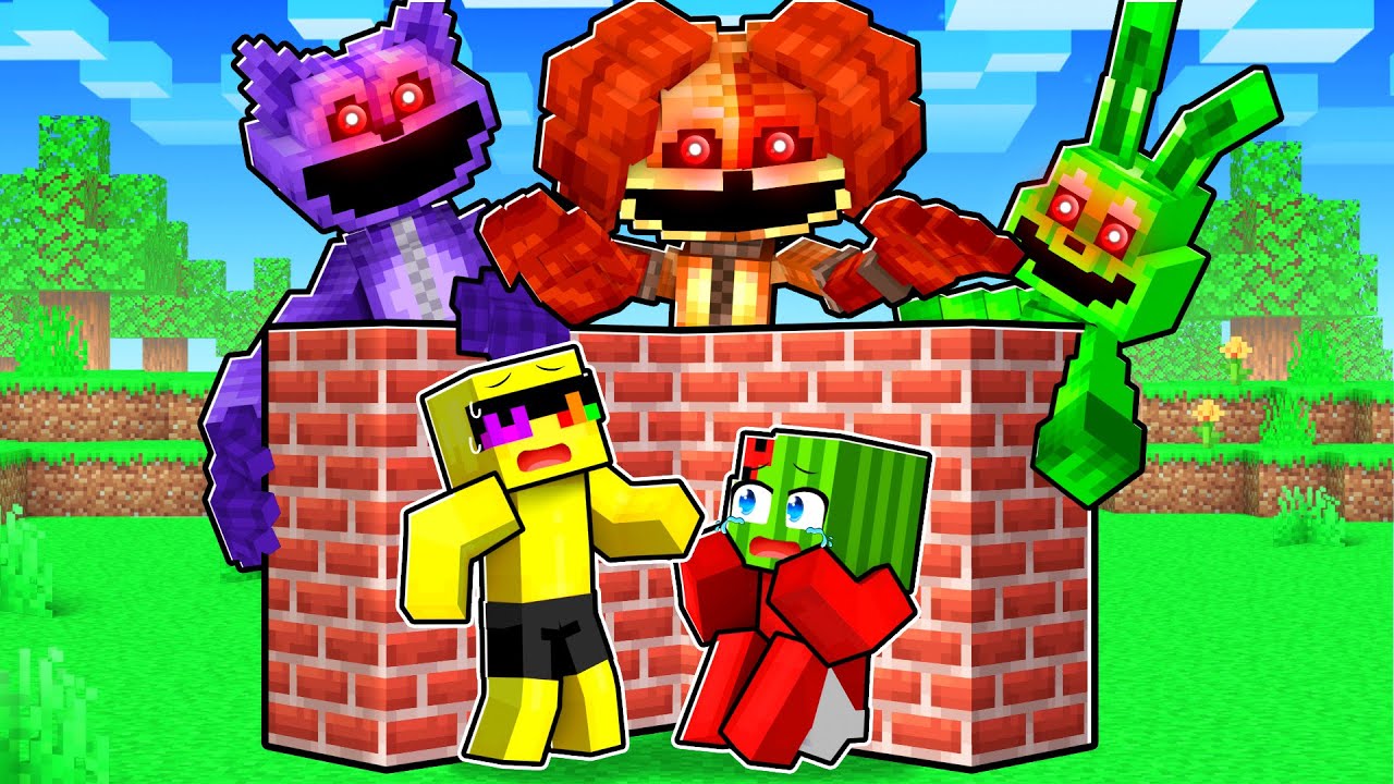 Build To Survive SMILING CRITTERS In Minecraft! - YouTube