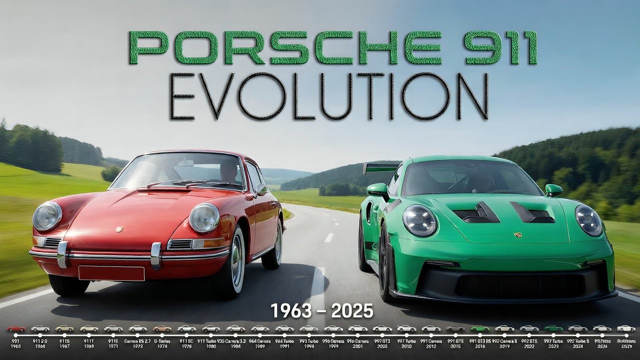 Porsche 911 Evolution (1963-2025) | History of a Legend - YouTube
