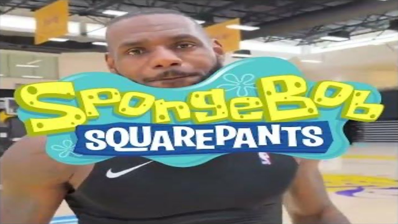 LeBron James, scream if you love SPONGEBOB SQUAREPANTS - YouTube