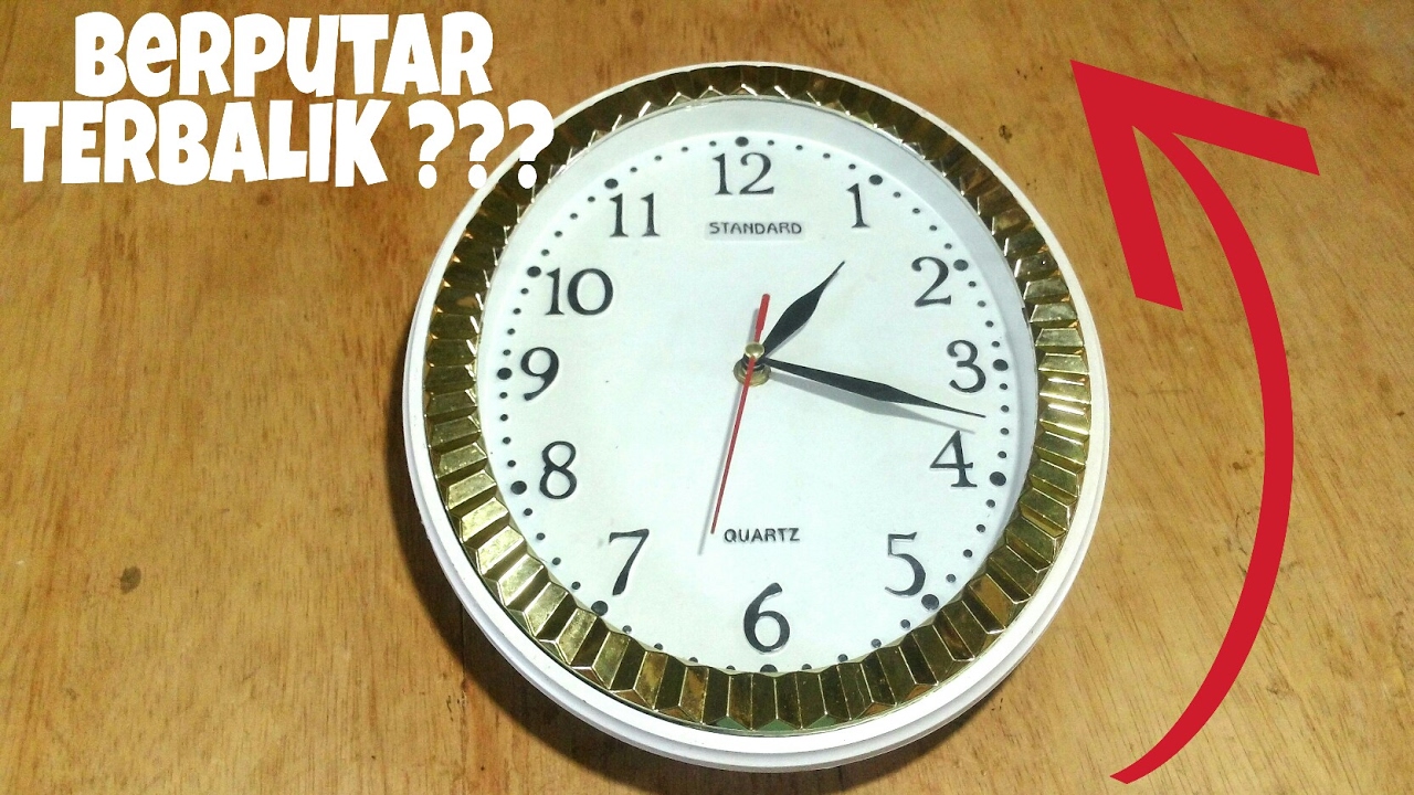 Beda Daripada Yang lain, Jam ini Akan Berputar ke Arah Berlawanan Selamanya - YouTube