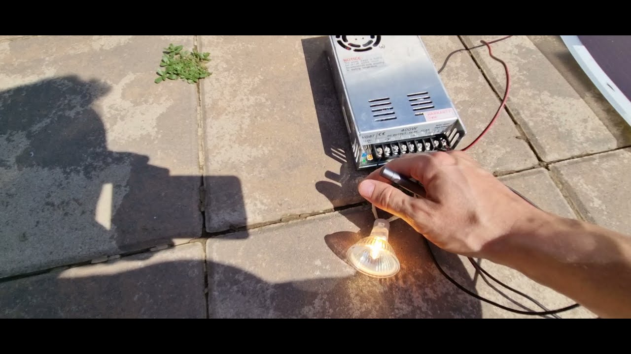 Testing solar panels - YouTube
