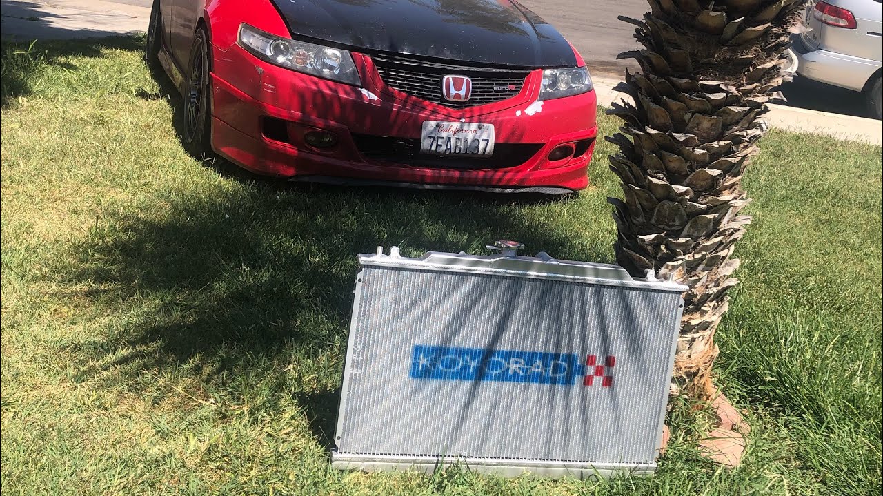 Acura TSX koyo radiator install 04-08 /review of heeltoe automotive ...