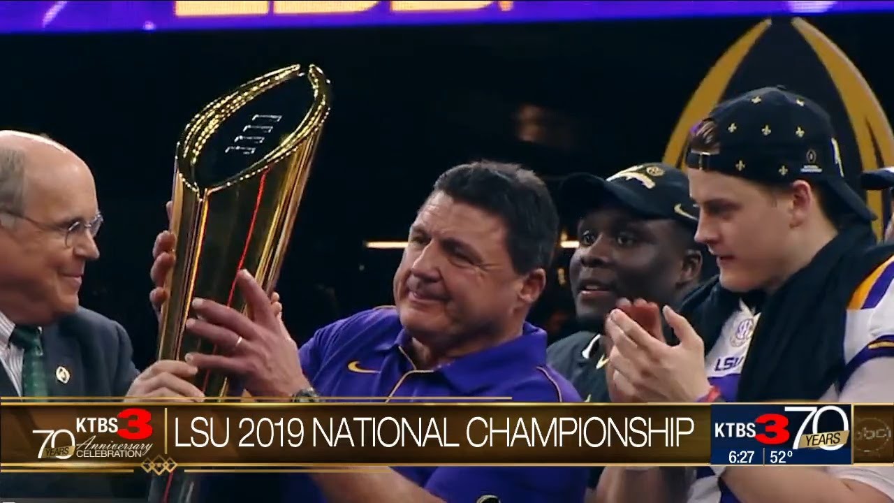 LSU 2019 National Championship - YouTube