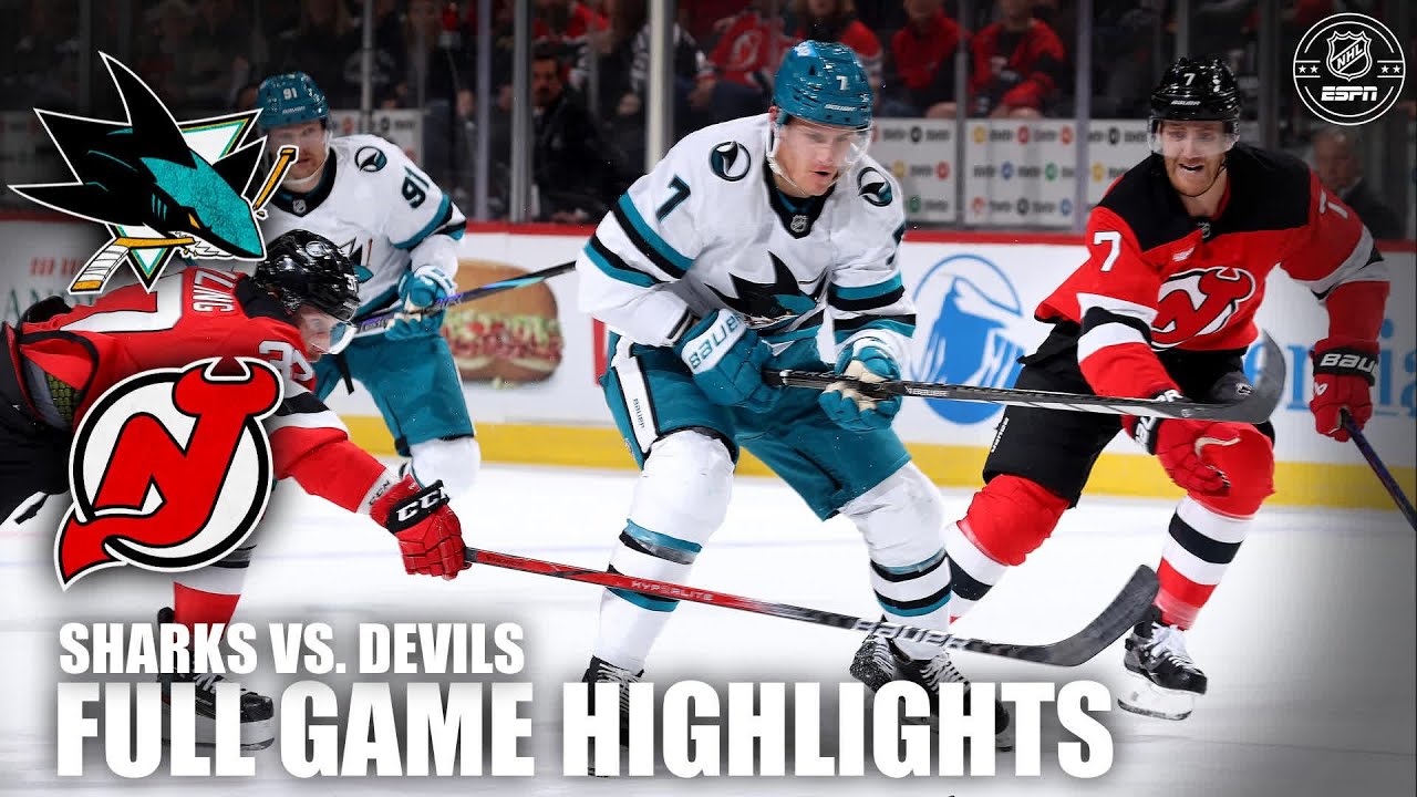 San Jose Sharks vs. New Jersey Devils | Full Game Highlights | ESPN NHL ...