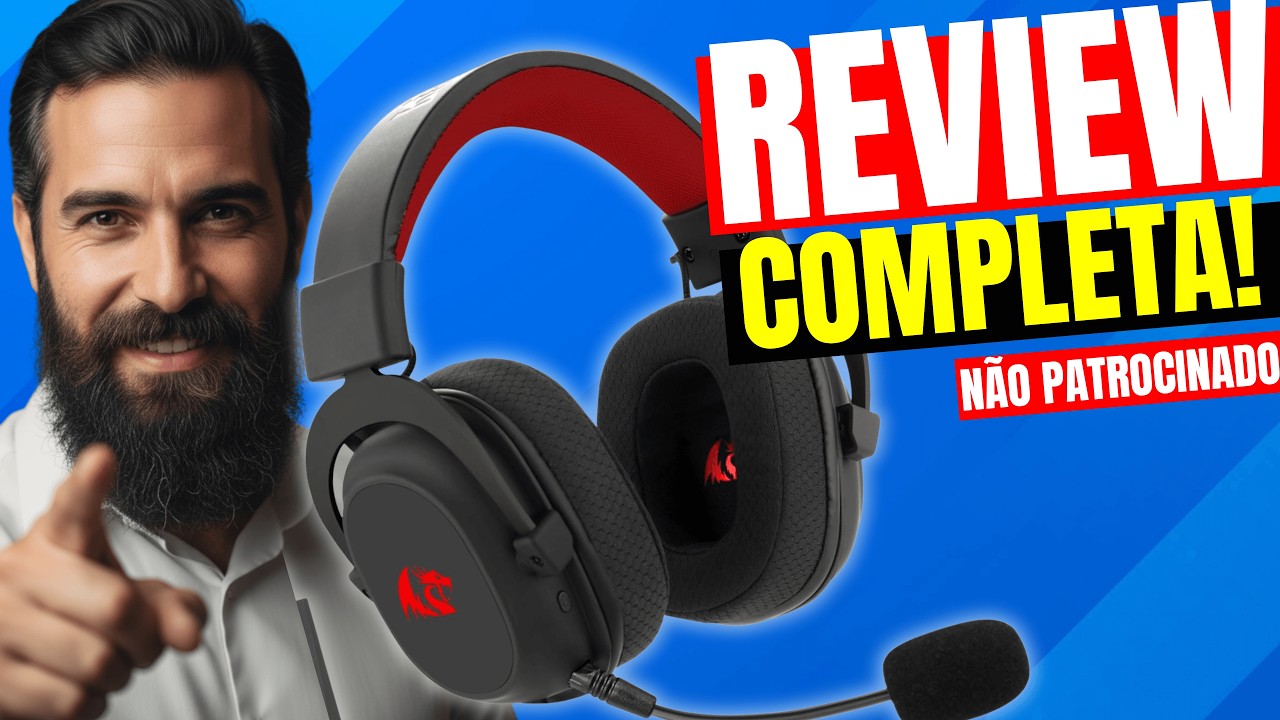 Headset Redragon Zeus Pro: O MELHOR sem fio por 300 reais? [Review ...