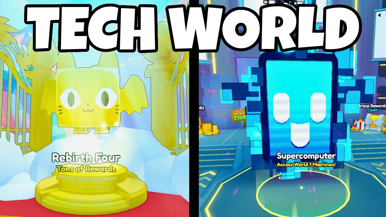 NEW TECH WORLD UDATE IS HERE in Roblox Pet Simulator 99 (PS99) - YouTube