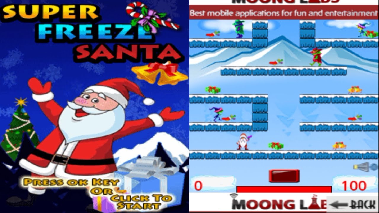 Super Freeze Santa - Прохождение Java игры - YouTube