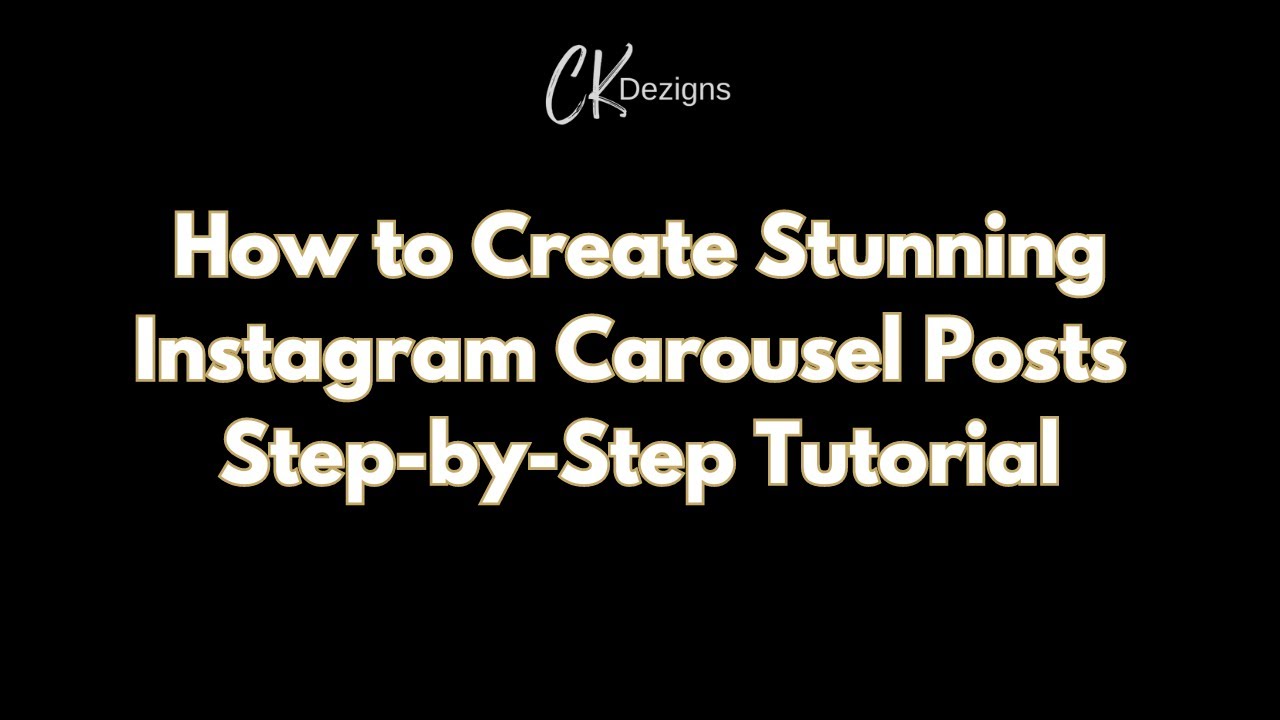How to Create Stunning Instagram Carousel Posts | Step-by-Step Tutorial ...