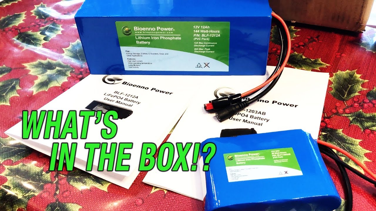 Bioenno LiFePO4 + Solar Charge Controller (Unbox) - YouTube