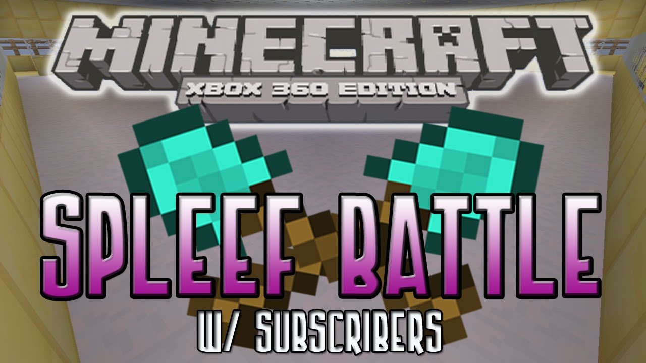 Minecraft (Xbox 360) Spleef Battle w/ Subscribers & Friends! [TU8 ...