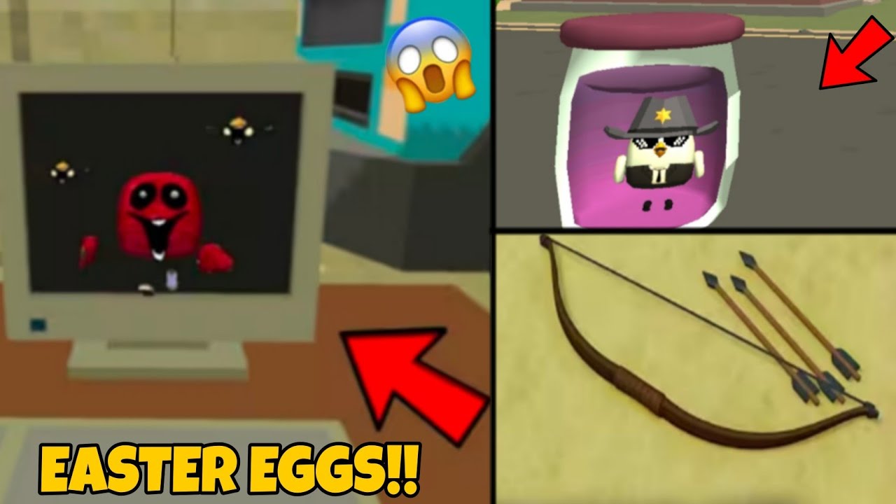 😱 NEW UPDATE 4.8.0 EASTER EGGS AND GLITCHES IN CHICKEN GUN NEW SECRETS ...