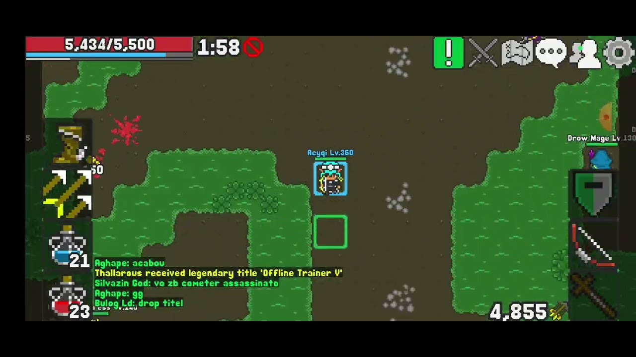 farmando drow 1 hora drow quantos deu ? - YouTube