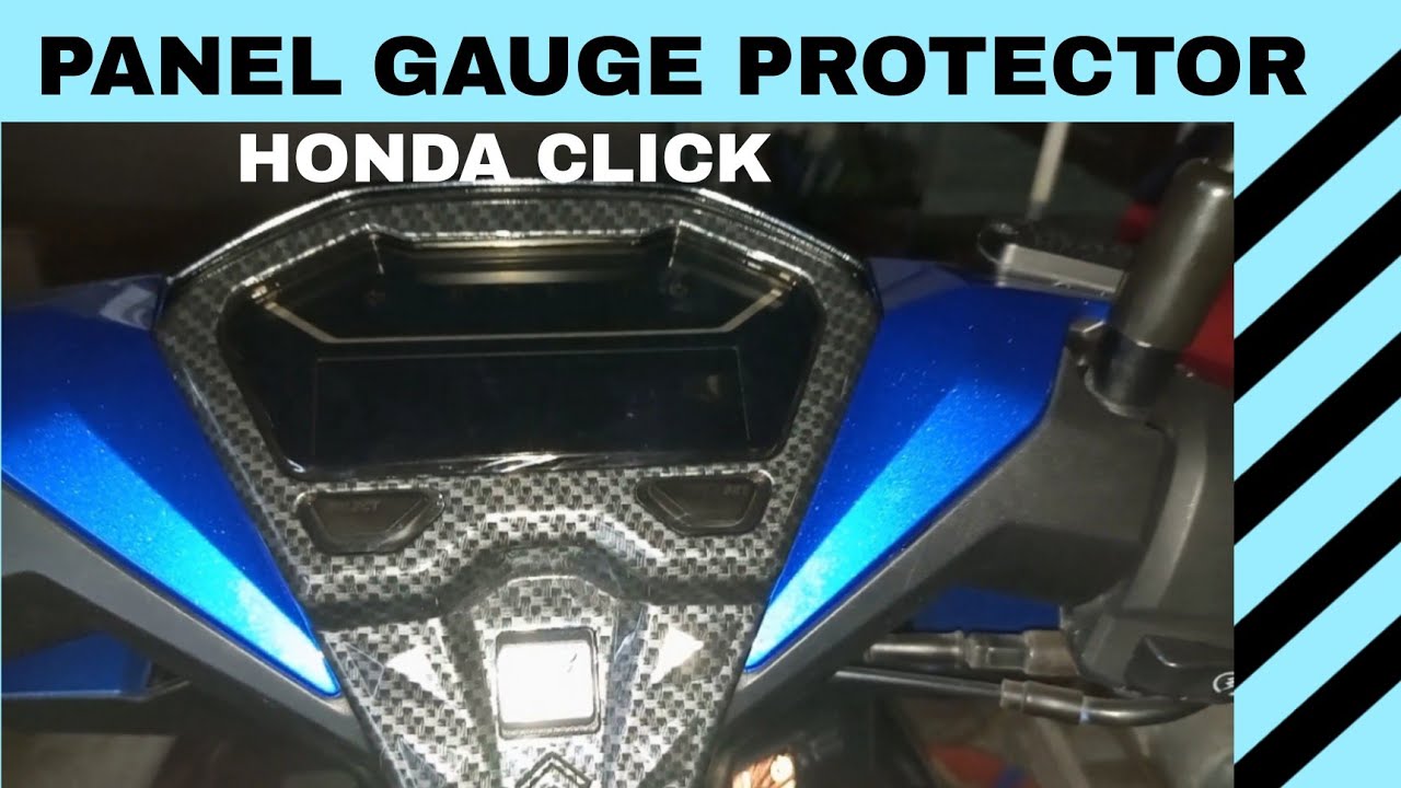 How to install Panel Gauge Protector | Honda Click 125i - YouTube