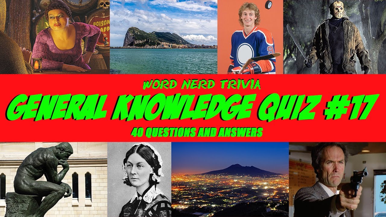 General Knowledge Trivia Quiz #17 - 40 Multiple Choice Questions - Let ...