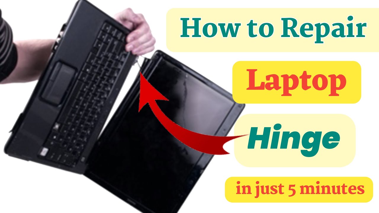 How to Repair Laptop Hinge problem || How to repair Dell laptop hinge ...