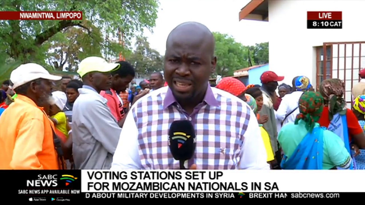 Mozambique Elections | Voting stations set up for Mozambican nationals in SA - YouTube