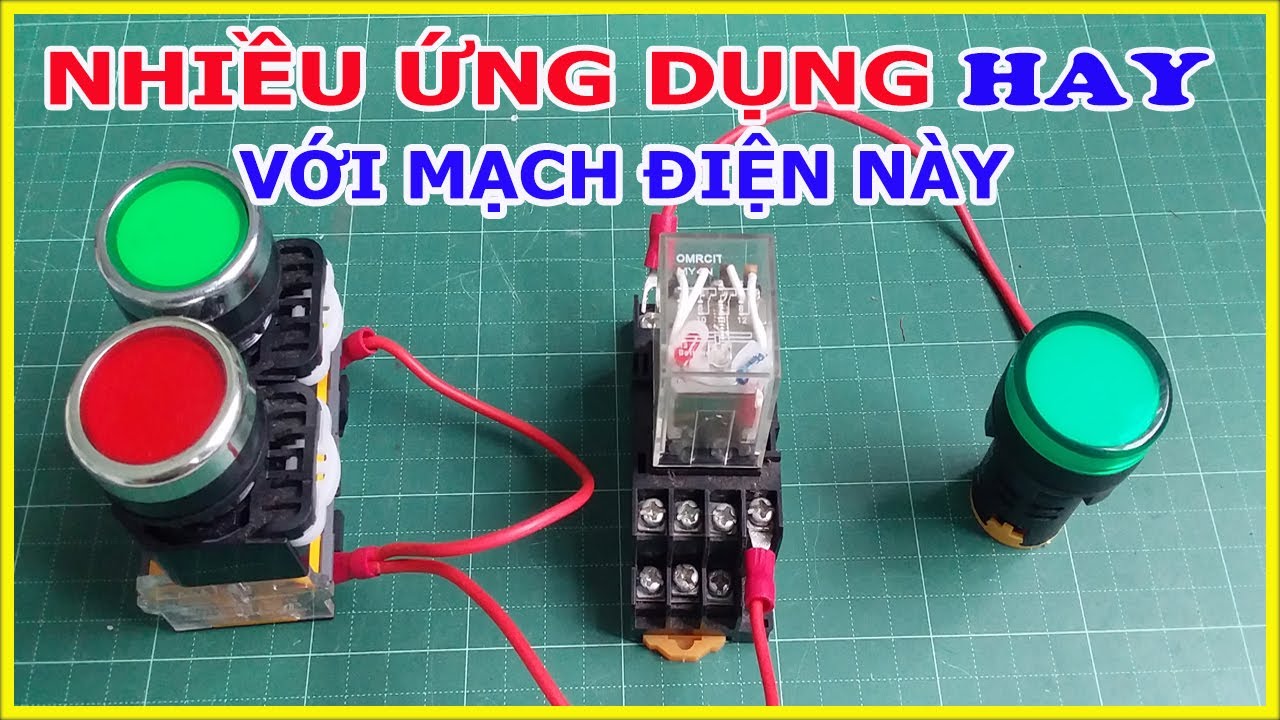 Rất Nhiều Ứng Dụng HAY Mạch Tiếp Điểm Duy Trì Rơ Le Kiếng | Điện Nước ...