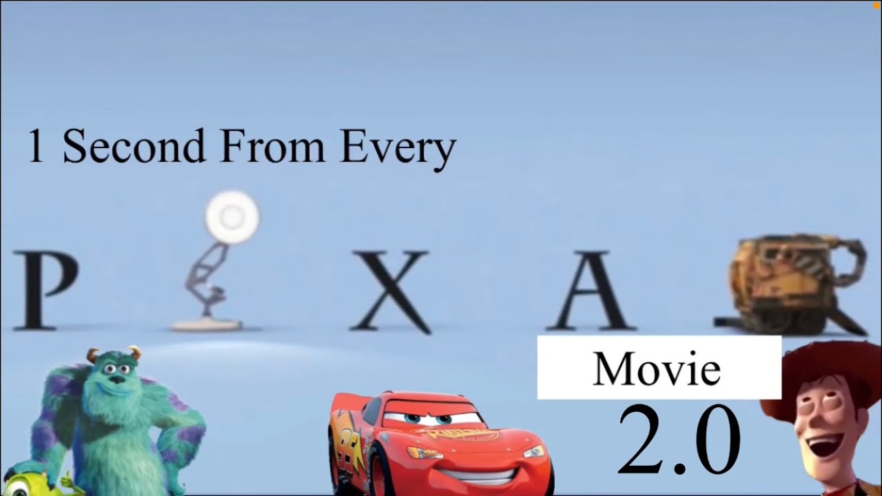 1 Second From Every Pixar Movie 2.0 - YouTube