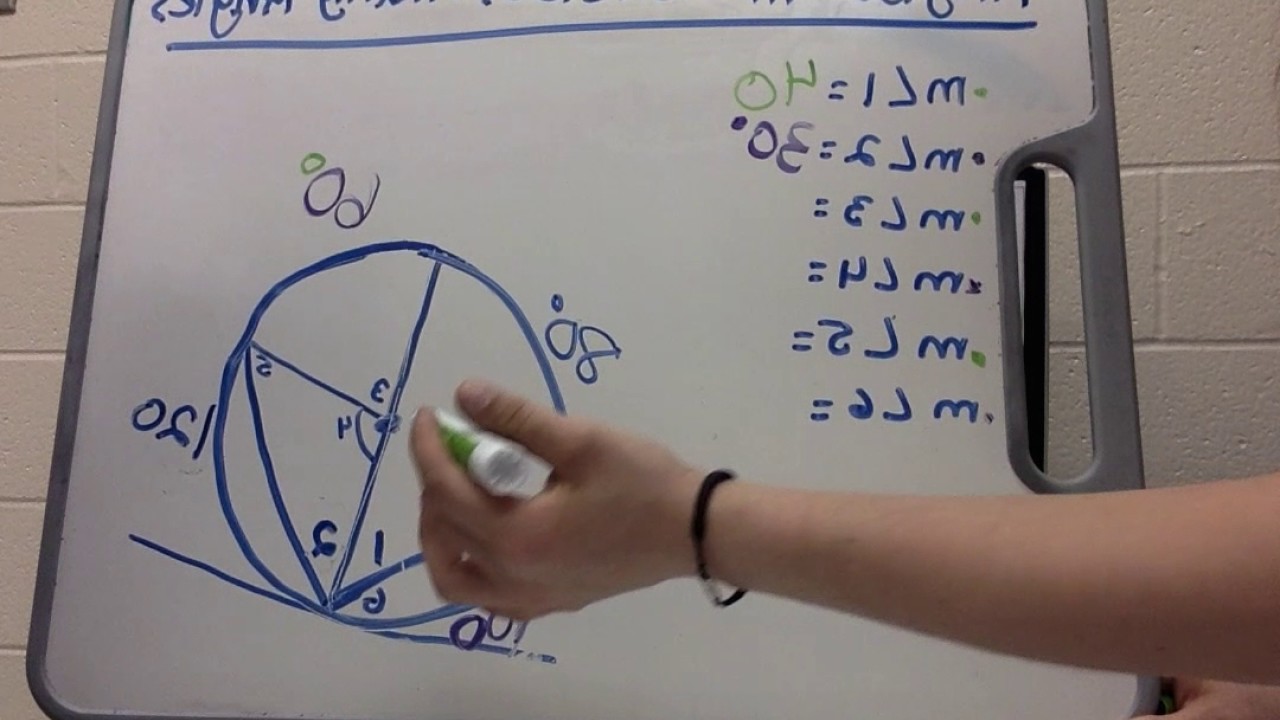 9 10 Solving Circle Angle Puzzles - YouTube