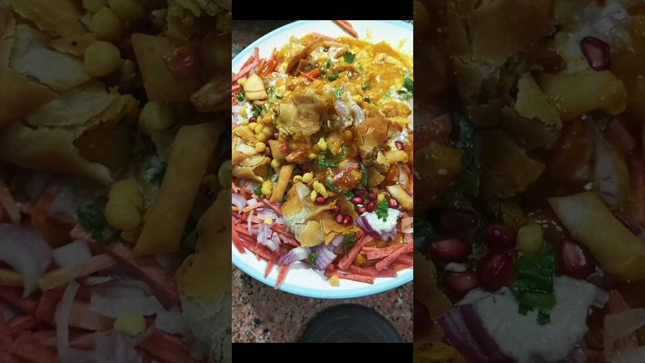 Chaat Plating #chaatrecipe #chaatlover #shorts - YouTube