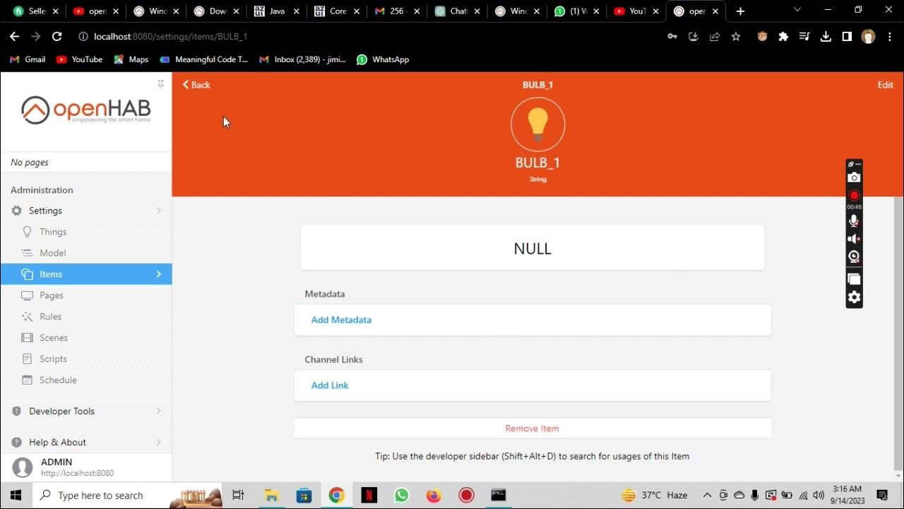 OpenHAB Items Sitemaps Installation for Control PART 9 - YouTube
