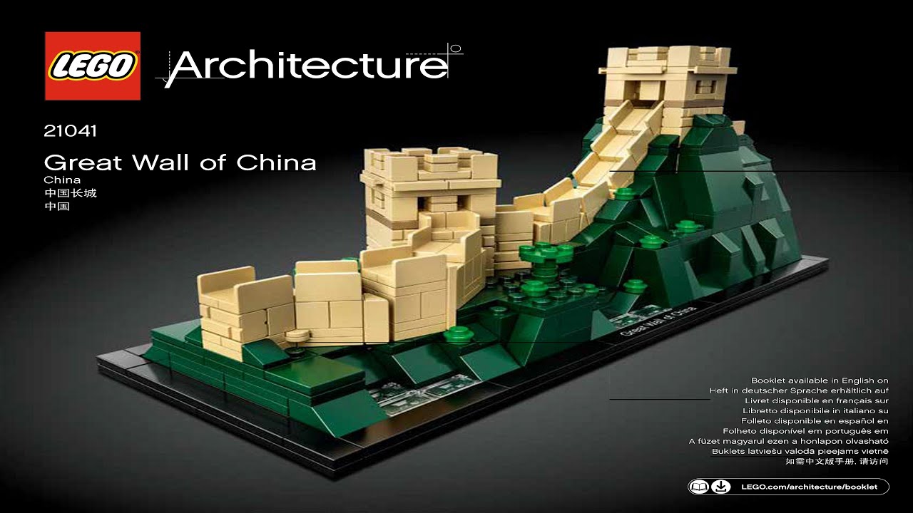 LEGO instructions - LEGO Architecture - 21041 - Great Wall of China ...