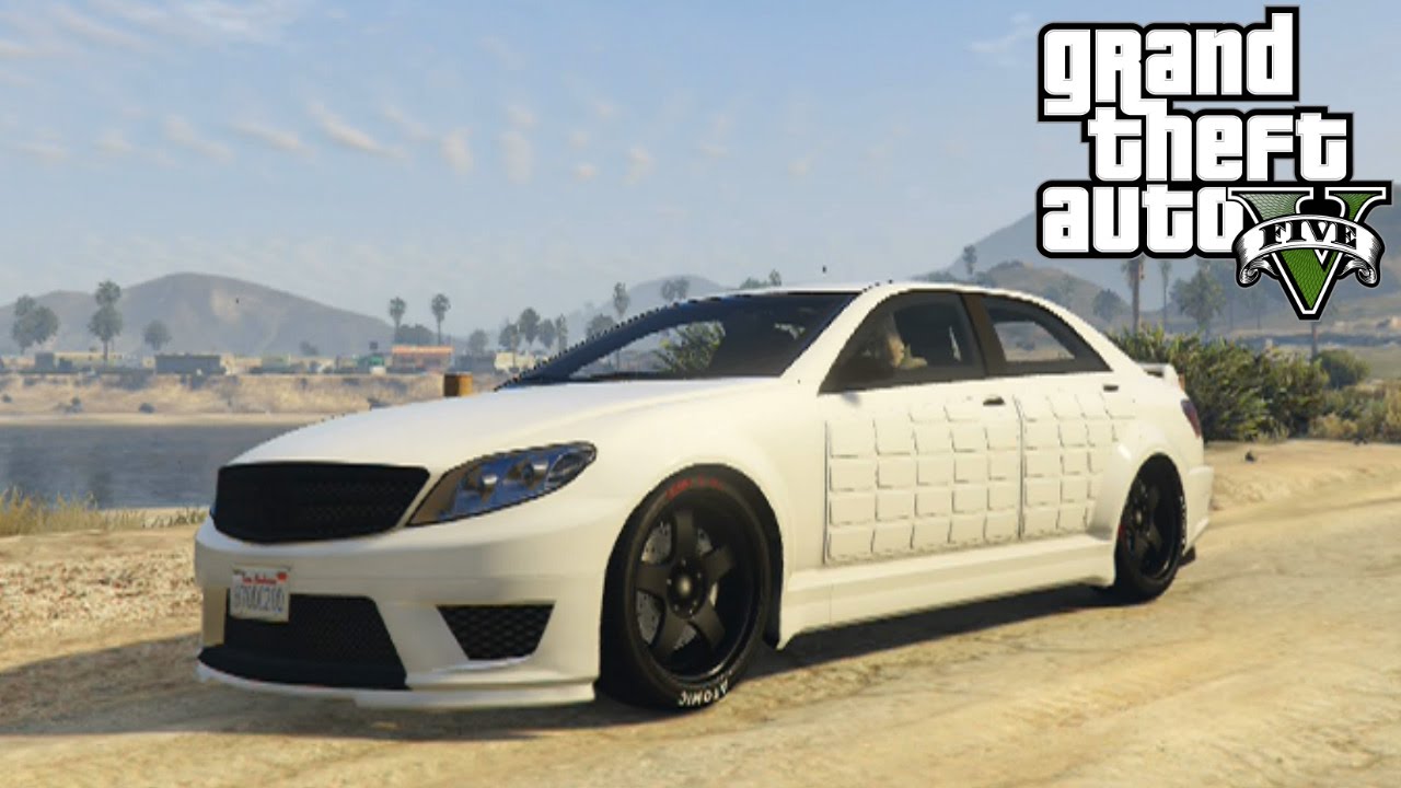 GTA 5 Online | Schafter V12 a prueba en el Golpe al Banco Pacific ...