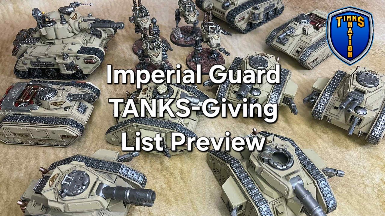 TANKS TANKS TANKS! TANKS-Giving Guard List Preview. - YouTube