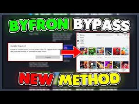NEW! ROBLOX EXECUTOR BYPASS BYFRON! 2024 - YouTube